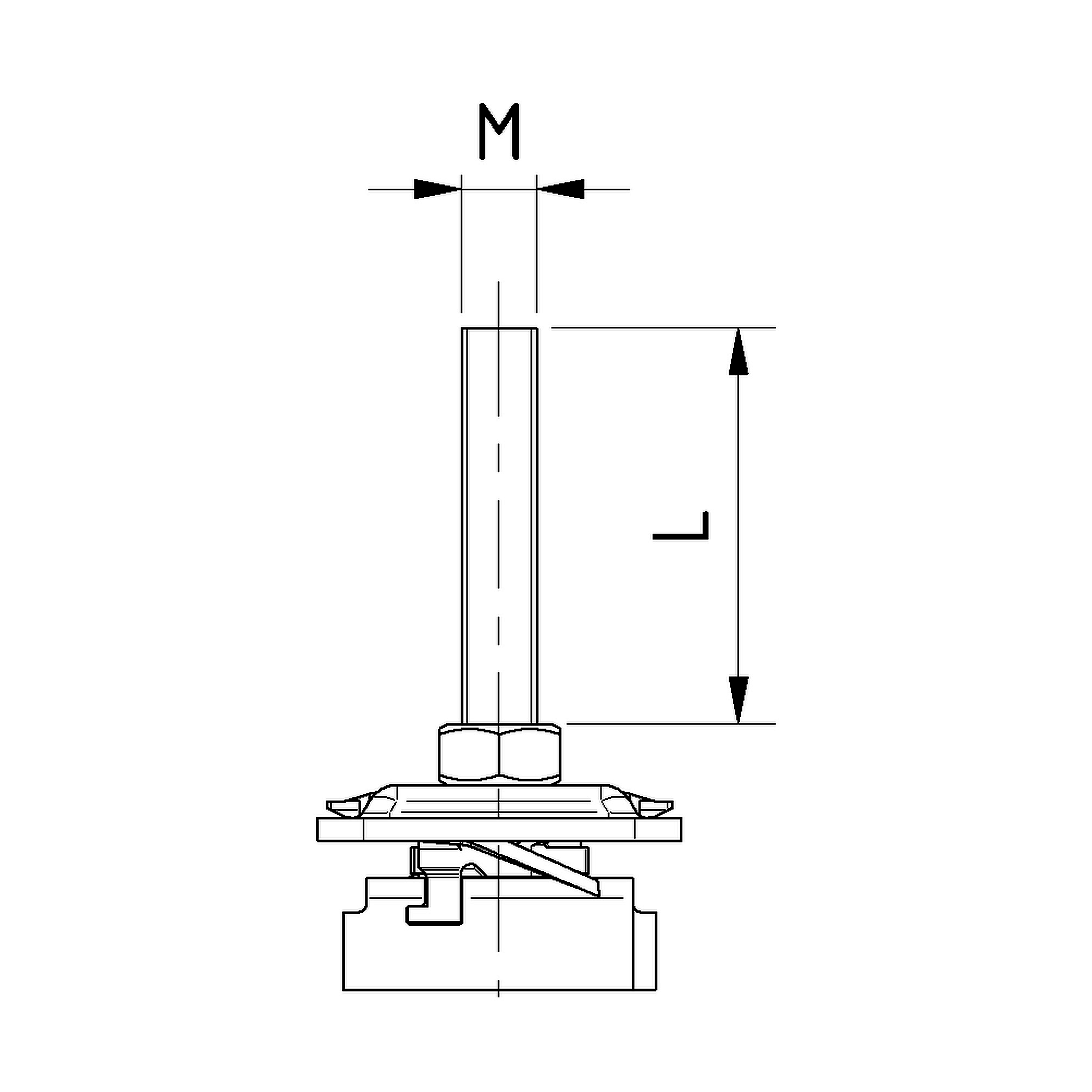 MÜPRO | MPC-Schnellbefestiger+ M8 | 27/18, 28/30 | 65 mm